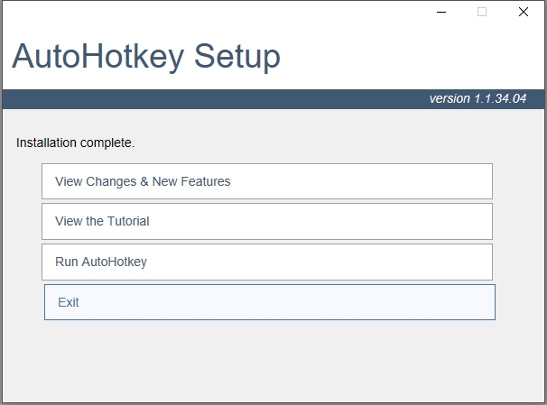 AutoHotKeyをインストールする – WildLight